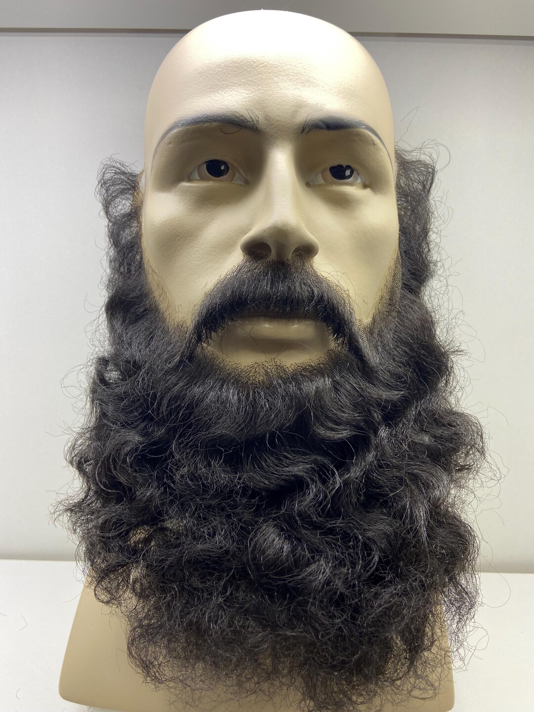 Handmade HD Lace Fake Beard and Mustache Set. Realistic and ...