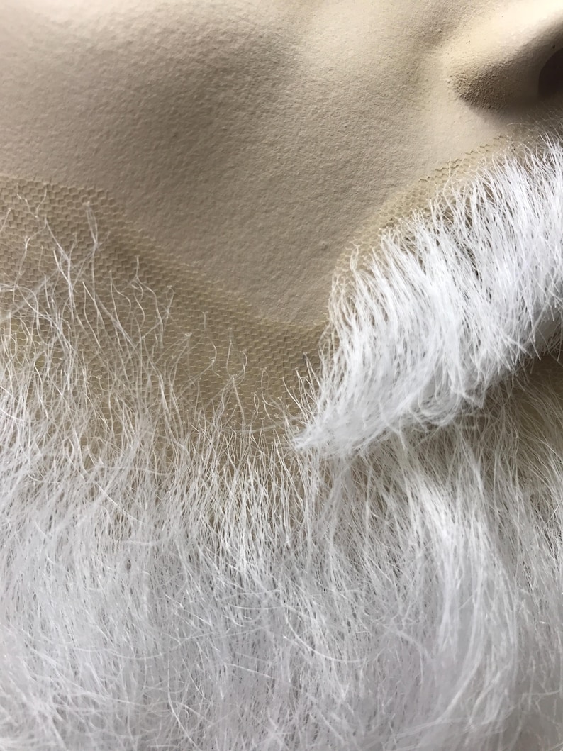 Handmade HD Lace Fake Beard and Mustache Set. Realistic and ...