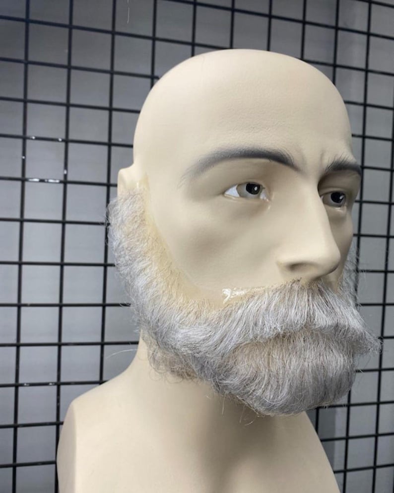 Handmade HD Lace Fake Beard and Mustache Set. Realistic and ...