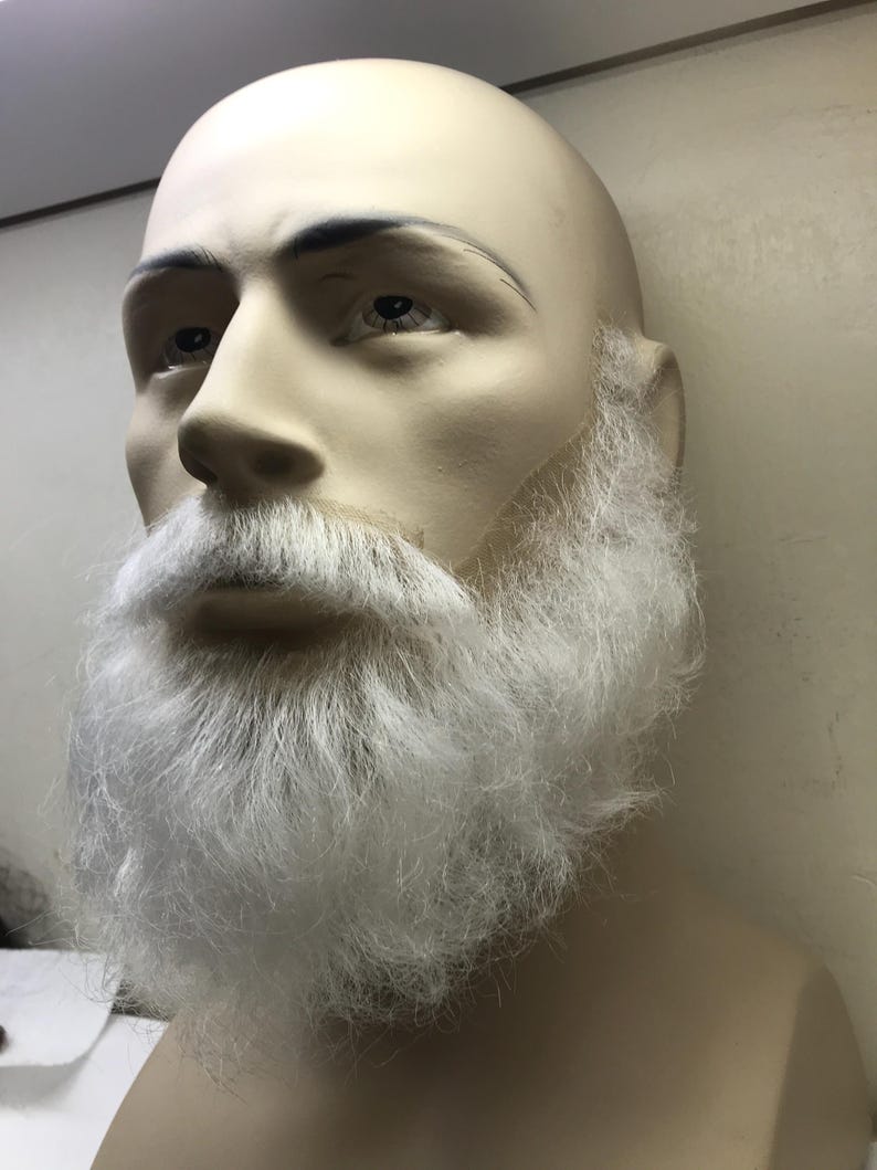 Handmade HD Lace Fake Beard and Mustache Set. Realistic and ...
