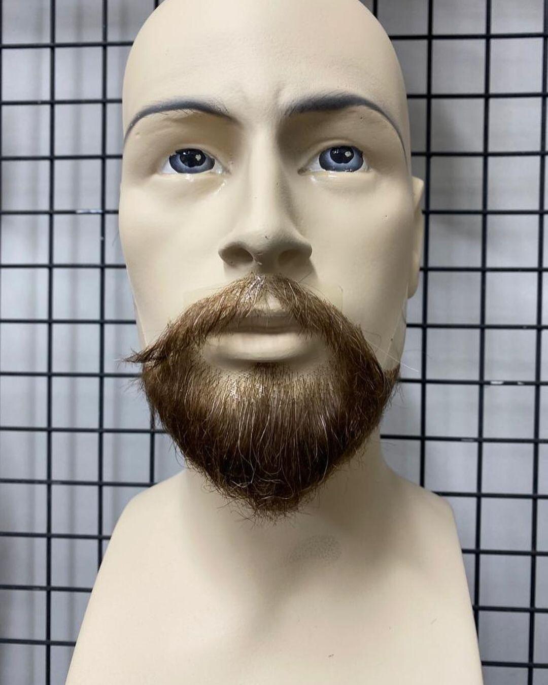 Handmade HD Lace Fake Beard and Mustache Set. Realistic and ...