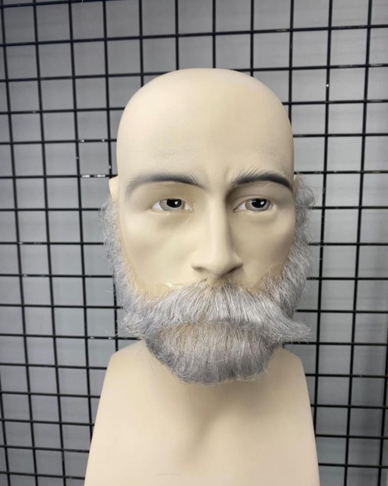 Handmade HD Lace Fake Beard and Mustache Set. Realistic and ...