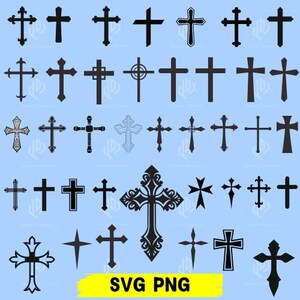 Cross Design SVG & PNG File | Digital Download for Crafting and Decor ...