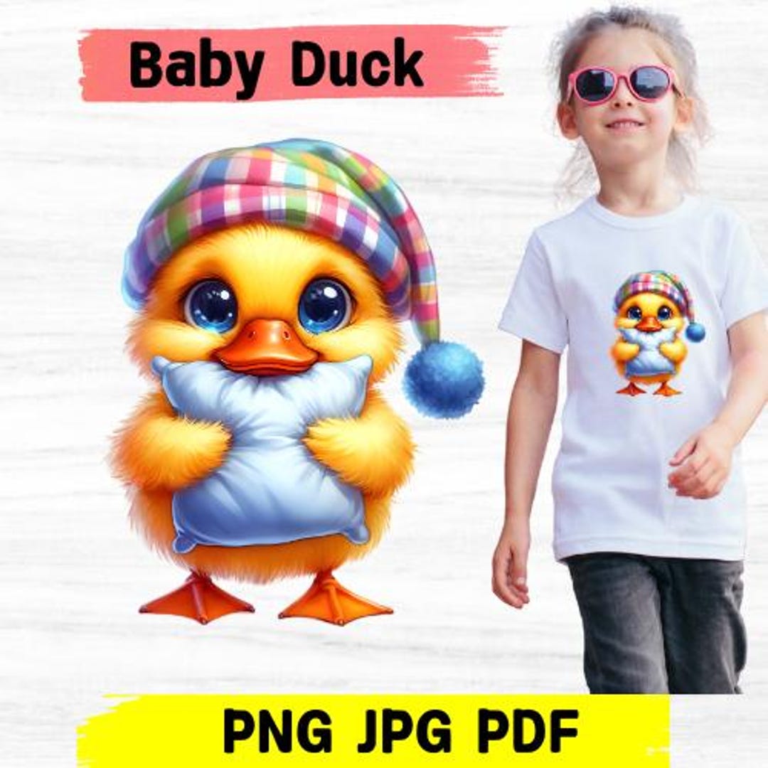 Baby Duck Clipart , Baby Duck Clipart PNG, Baby Duck PNG, Cute Sleeping ...