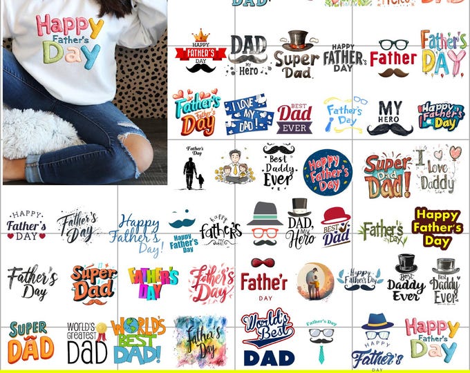 10 Father’s Day Clipart Bundle PNG Football Dad Sublimation Arts and ...