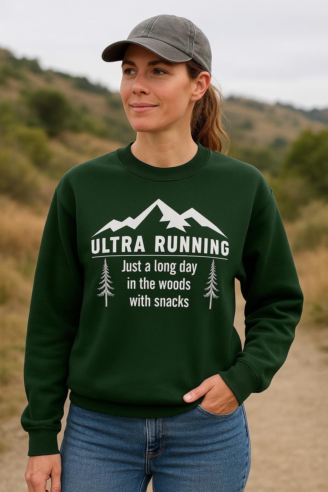 Ultra Running Sweatshirt Ultramarathon Sweatshirt for Trail Runners ...