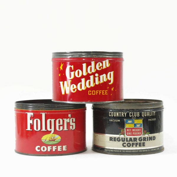 Vintage Coffee Cans - Etsy