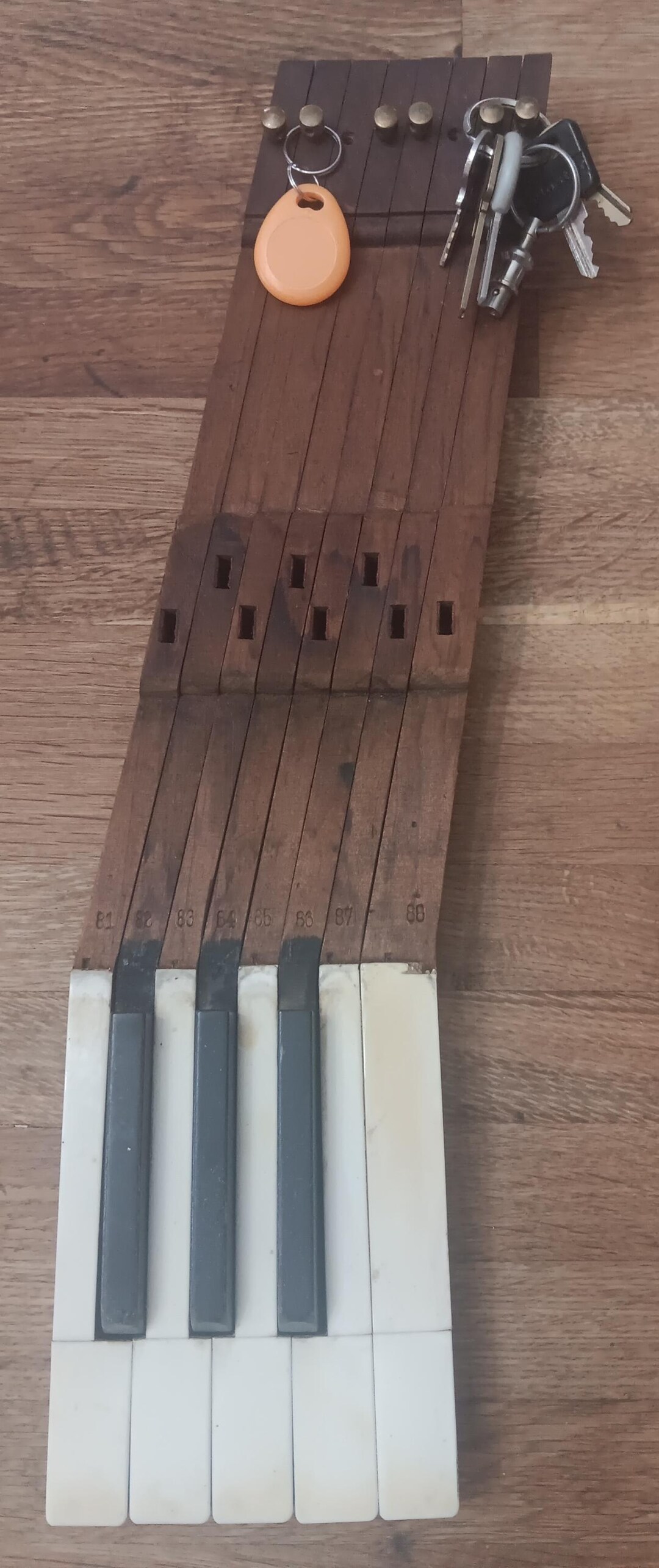 Repurposed Piano Key Holder - Large - Etsy
