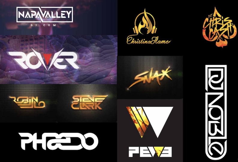 Get Custom DJ, Artist, Musician Logo Design to Kickstart Your Career - Etsy