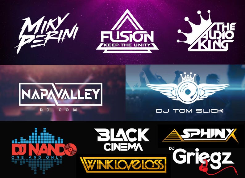 Get Custom DJ, Artist, Musician Logo Design to Kickstart Your Career - Etsy