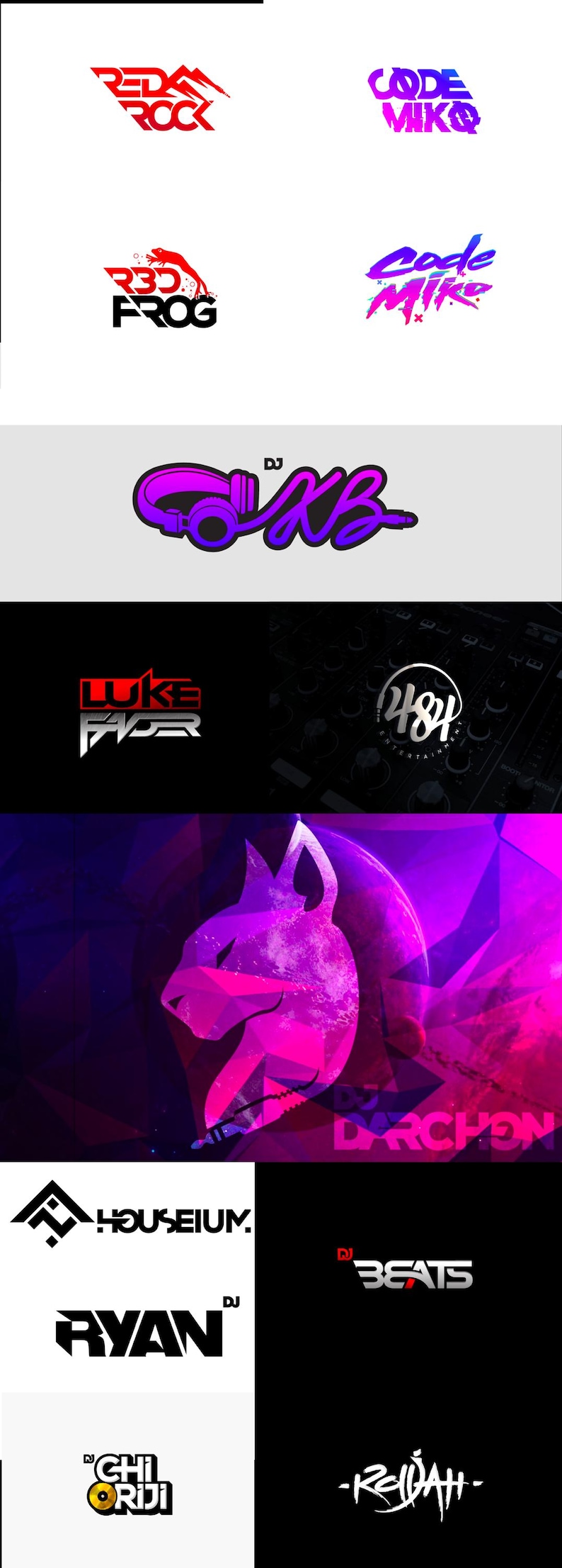 Get Custom DJ, Artist, Musician Logo Design to Kickstart Your Career - Etsy