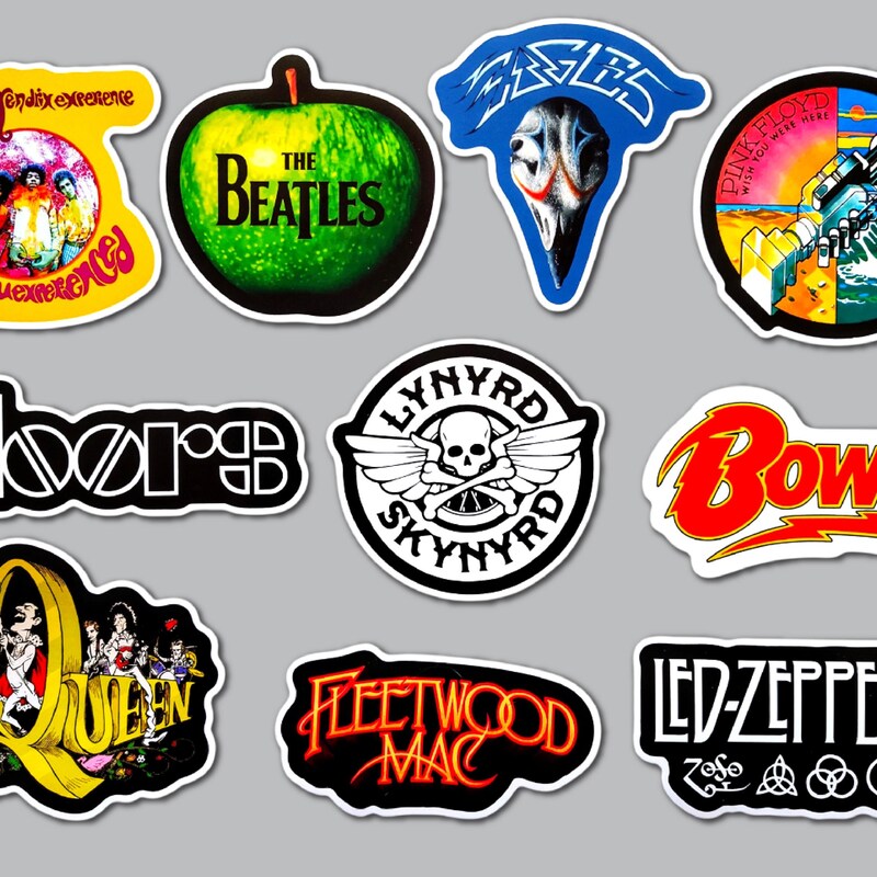 Rock Band Stickers - Etsy