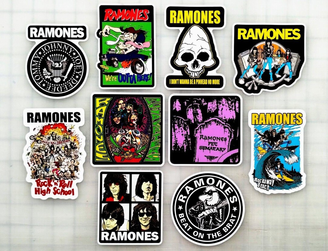 Punk Band Sticker Pack (10 Stickers) Vinyl Decals Hardcore 80's Crust ...
