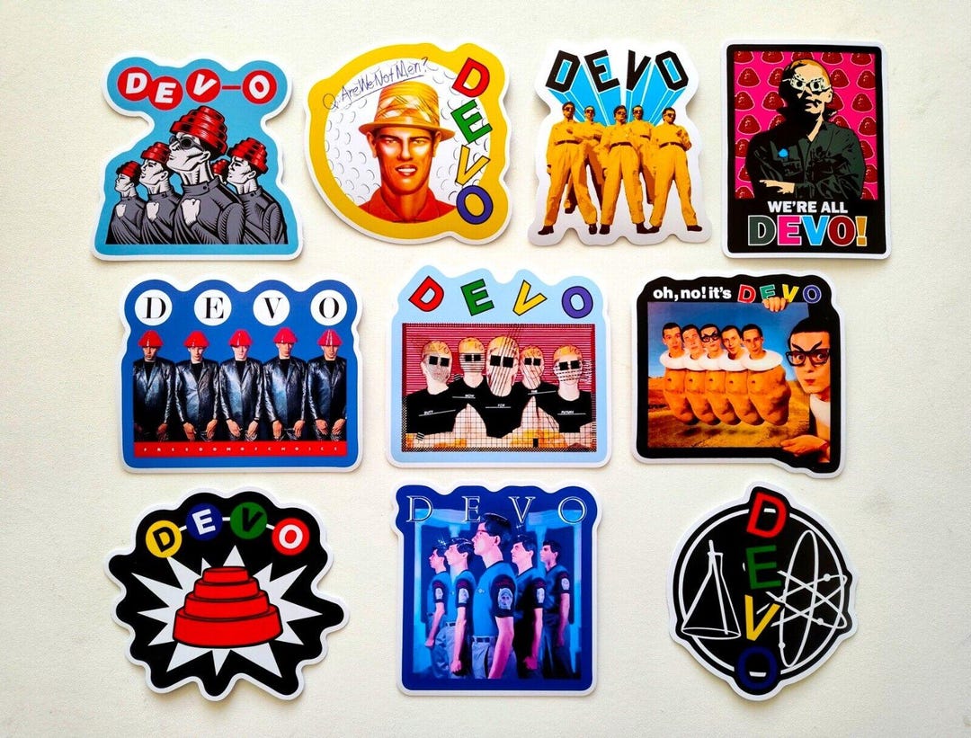 New Wave Band Sticker Pack (10 Stickers) Vinyl Decals Goth Post Punk ...