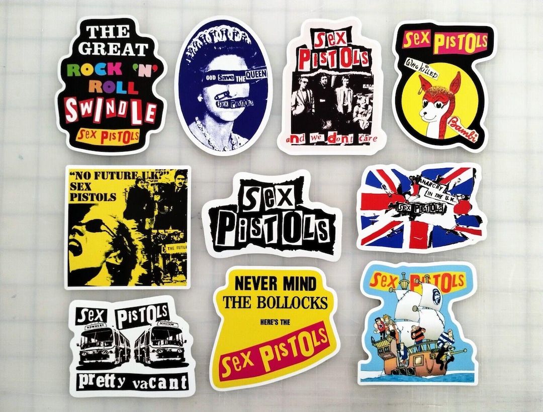 Punk Band Sticker Pack (10 Stickers) Vinyl Decals Hardcore 80's Crust ...