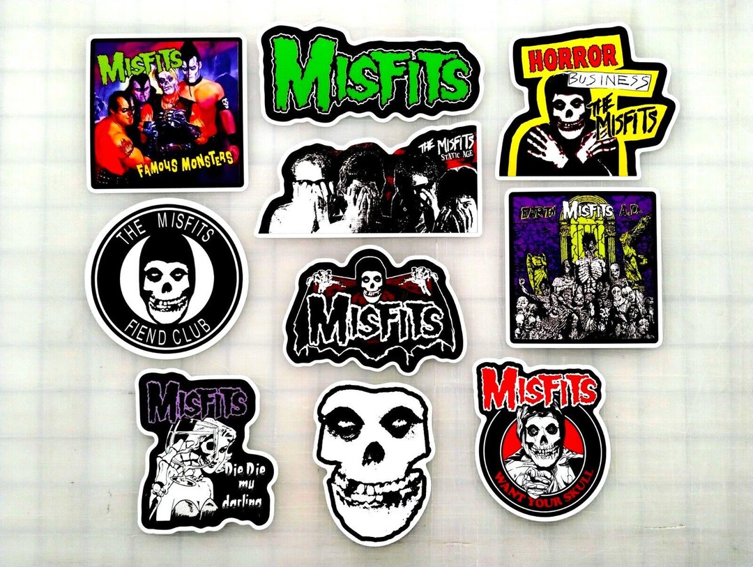 Punk Band Sticker Pack (10 Stickers) Vinyl Decals Hardcore 80's Crust ...
