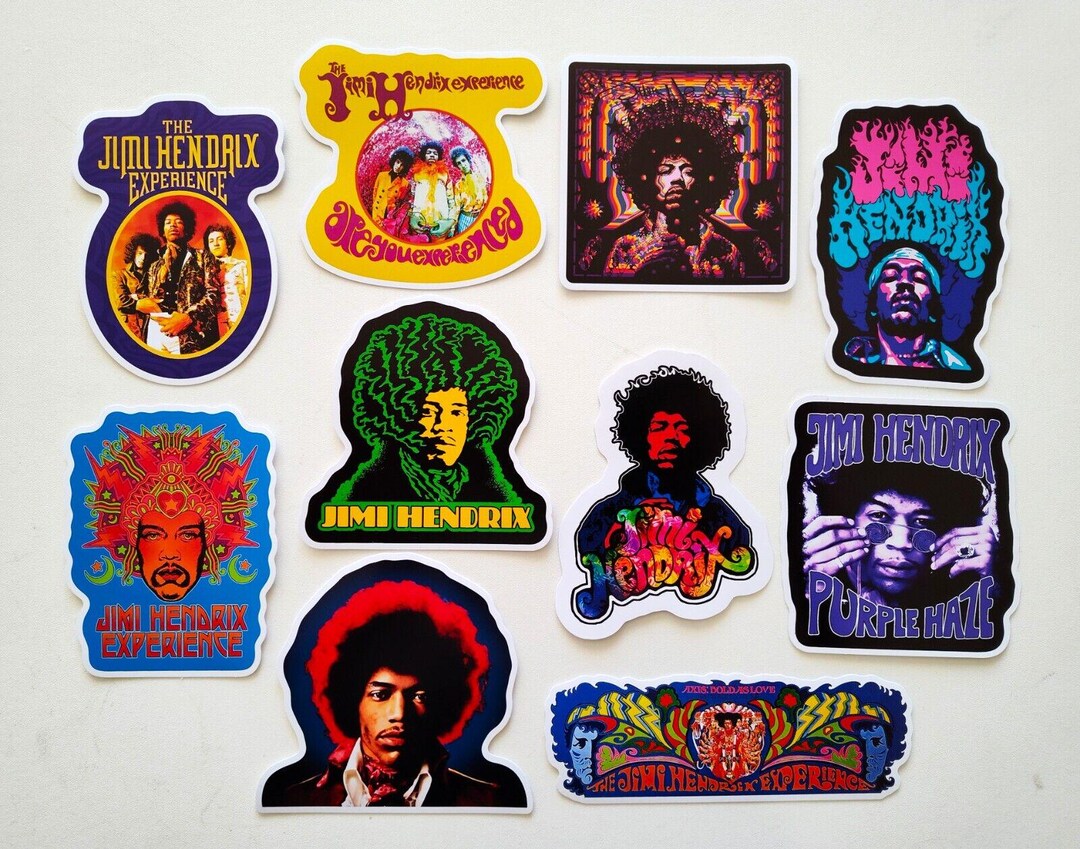 Classic Rock Artist Sticker Pack (10 Stickers) Vinyl Decals Legends ...