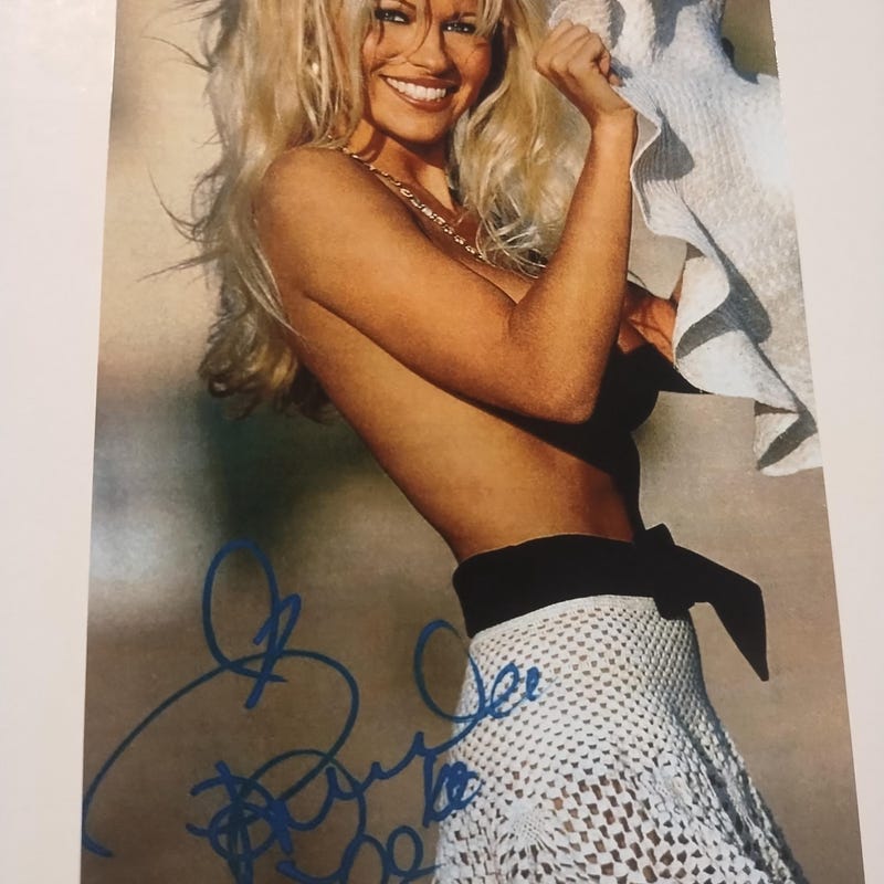 Pamela Anderson Autograph - Etsy
