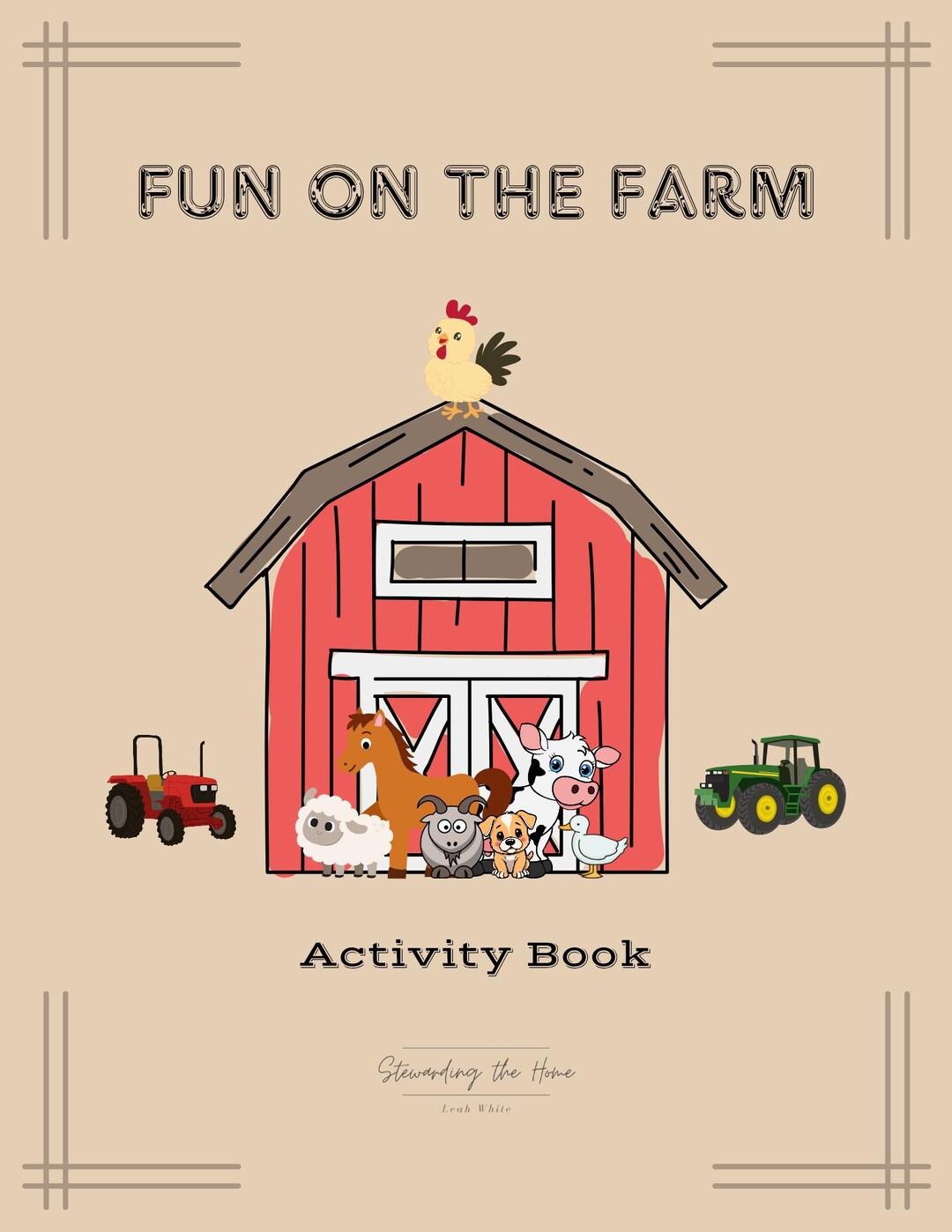 Farm Activity Pack for Kids | 50+ Fun Learning Pages | I Spy, Mazes ...