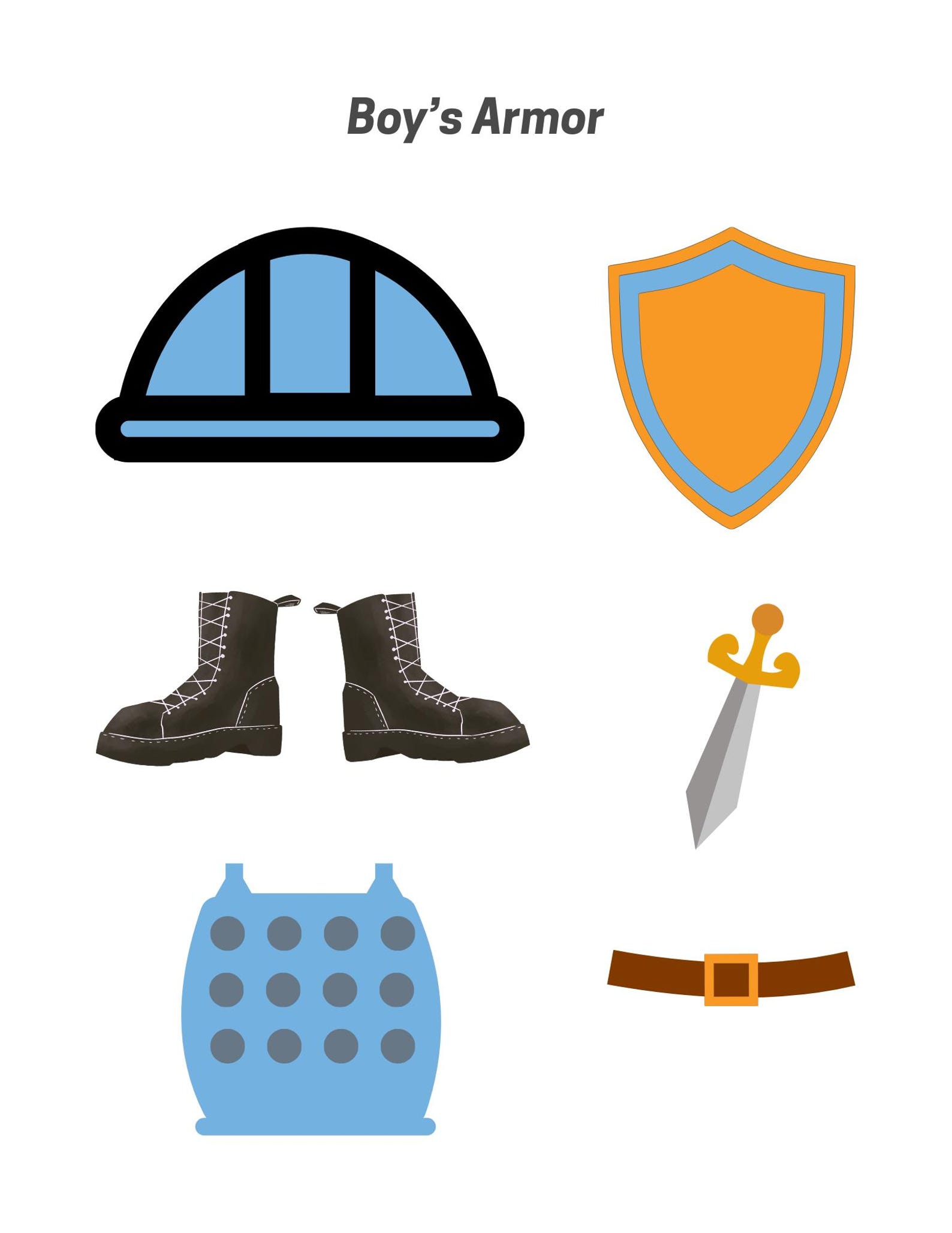 Armor of God Dice Game Printable | Christian Kids Activity | Ephesians ...