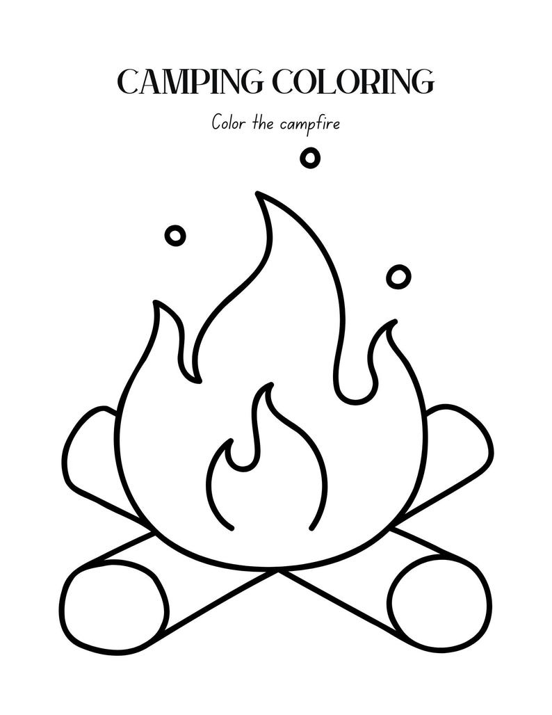 Camping Activity Book for Kids | 50+ Pages of Fun | Preschool ...