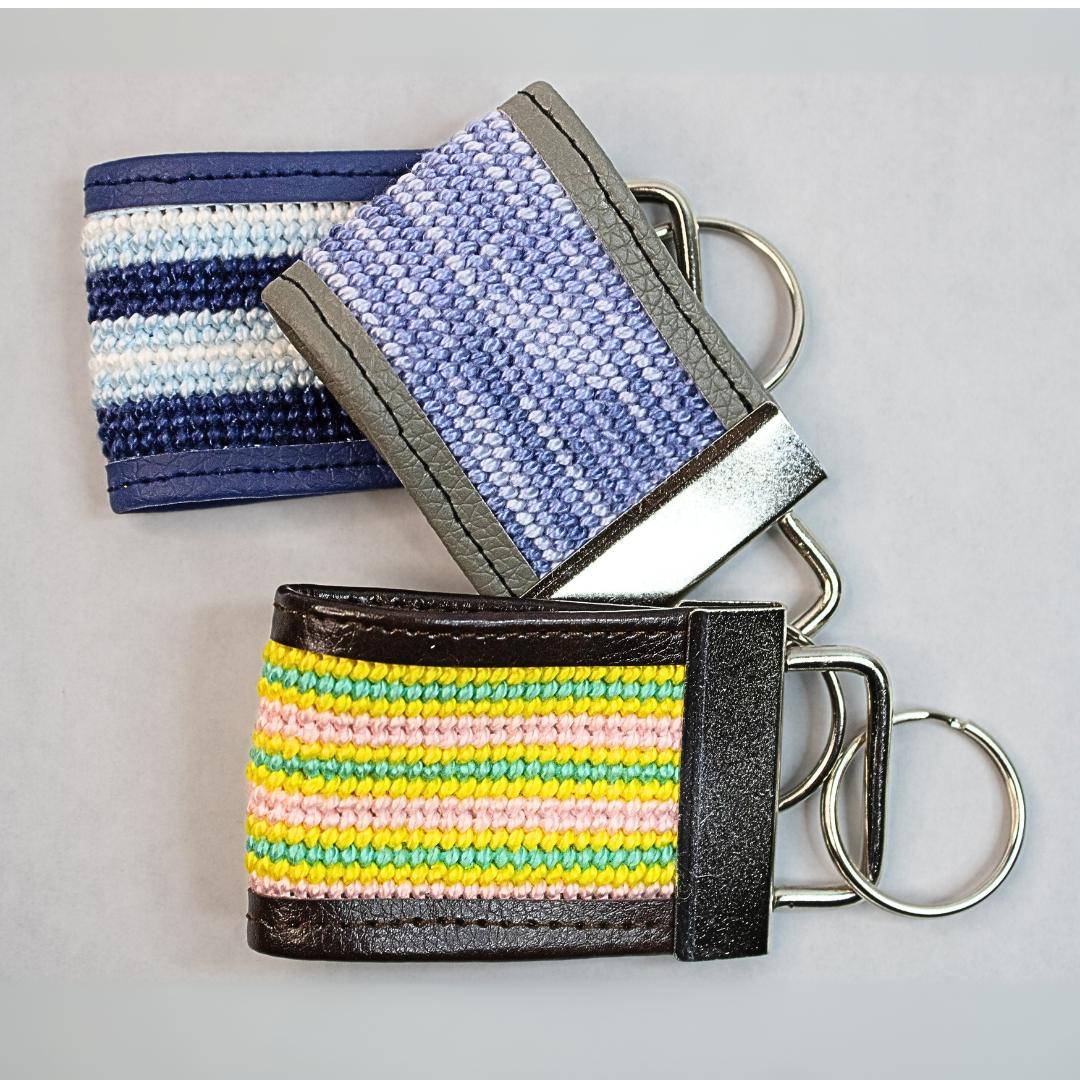 Needlepoint Key Fob Kits for Beginners - Everything You Need From Start ...
