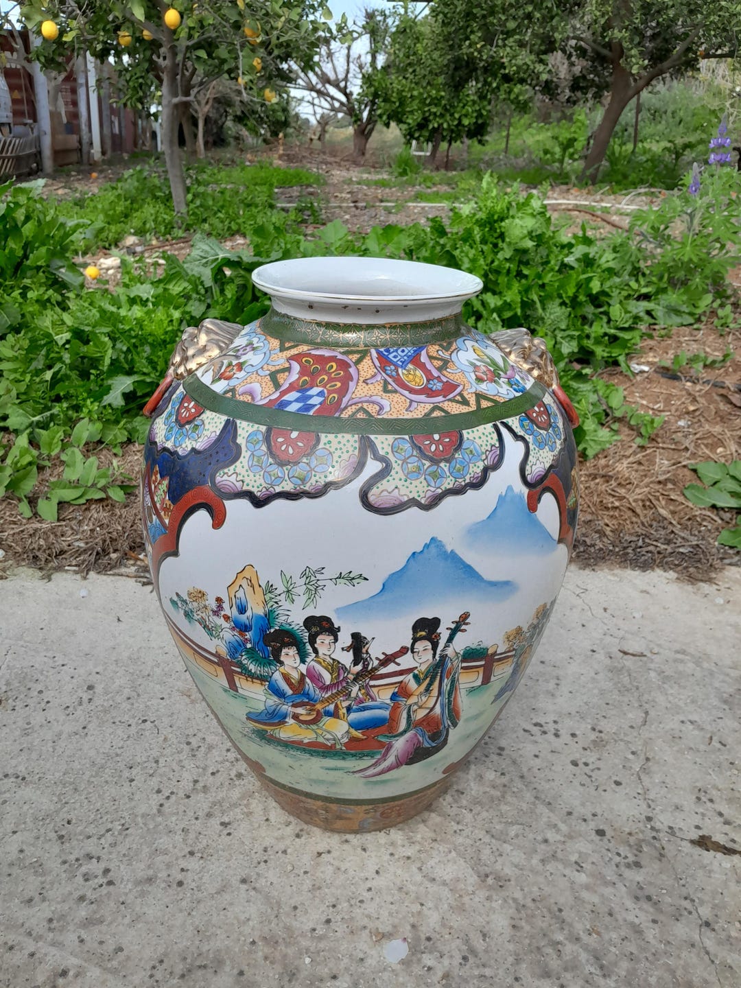 Rare Vintage Huge Chinese Jug, 1950 - Etsy