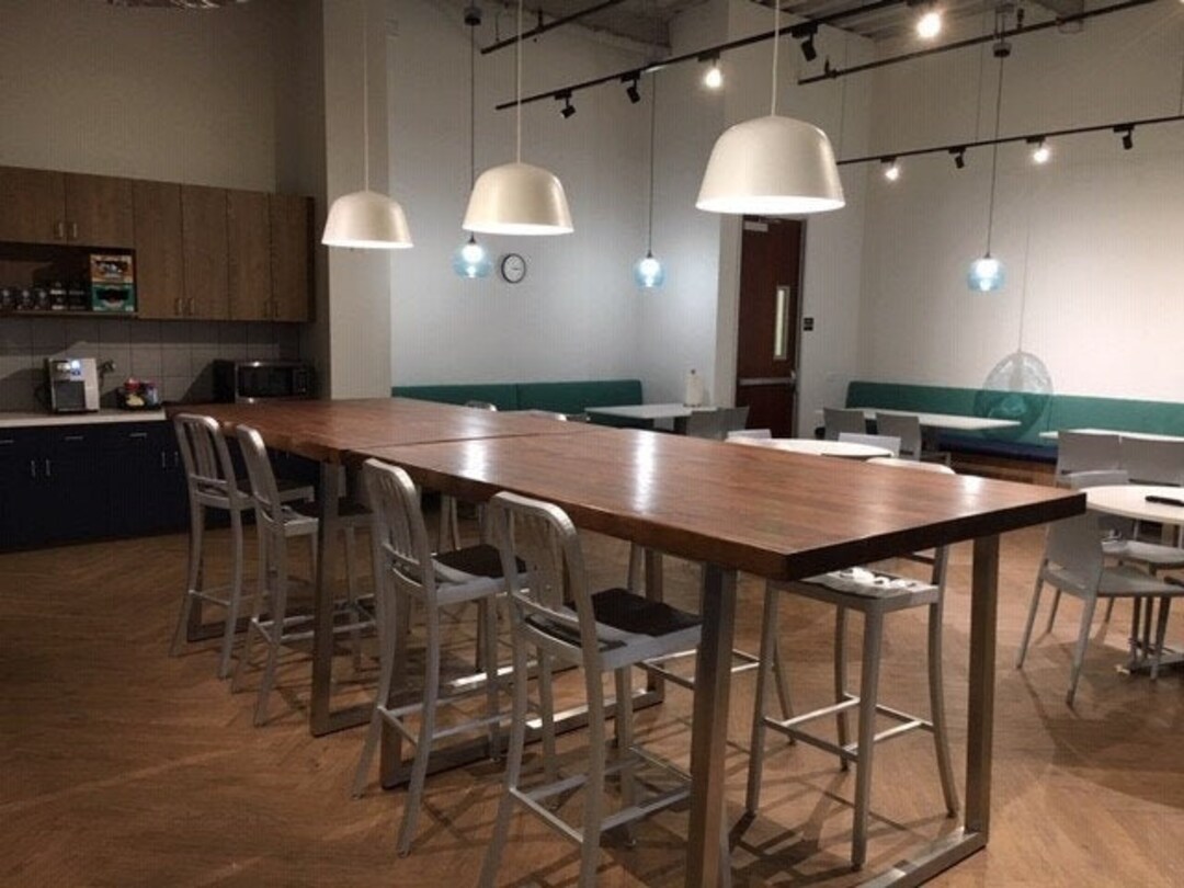 Solid Wood Dining Table, High Top or Standard With Reclaimed Wood Top ...