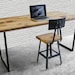 Standing Computer Desk, High Top Desk Made With Reclaimed Wood and ...