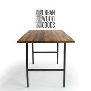 Counter Height Reclaimed Wood Bistro Table , Restaurant Table , Bar ...