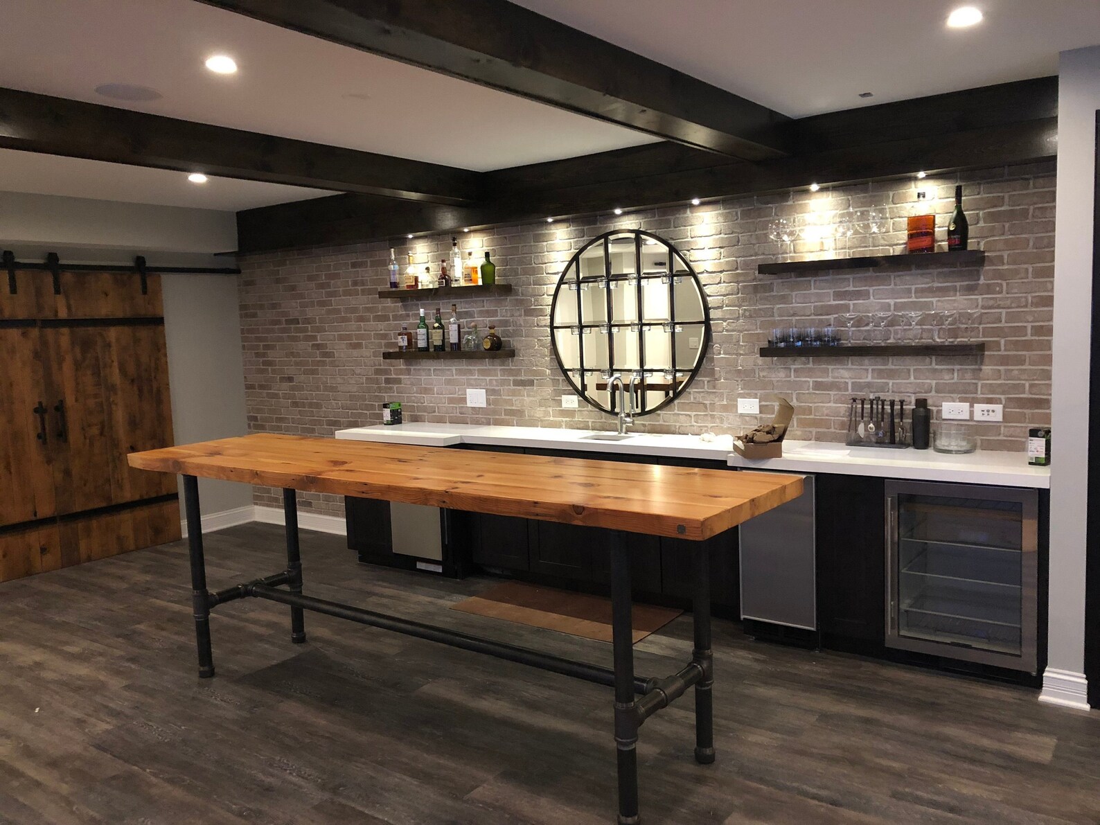 Large Wood Table for Office Meeting Conference Table Made - Etsy