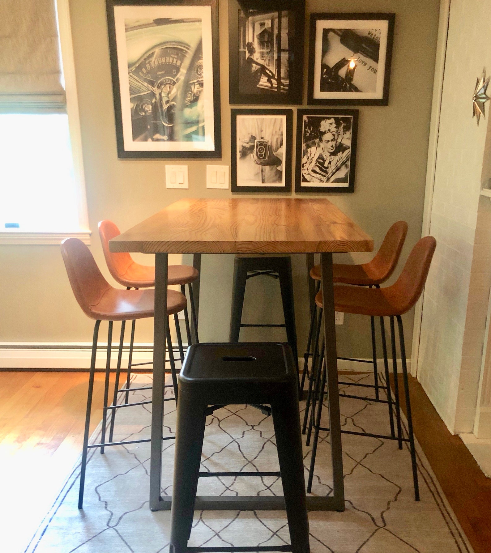 Solid Wood Bar Height or Counter Height Table Pub Table With - Etsy