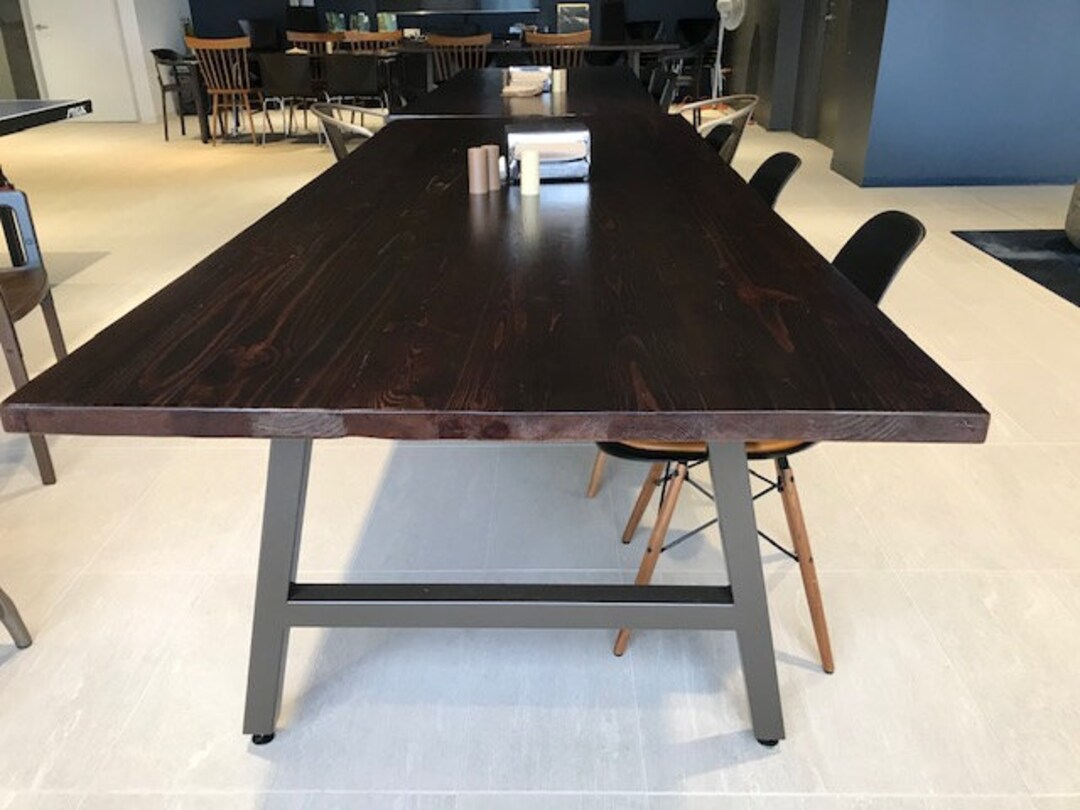 Customized Dining Table Made With Reclaimed Wood Recycled Wood Communal ...