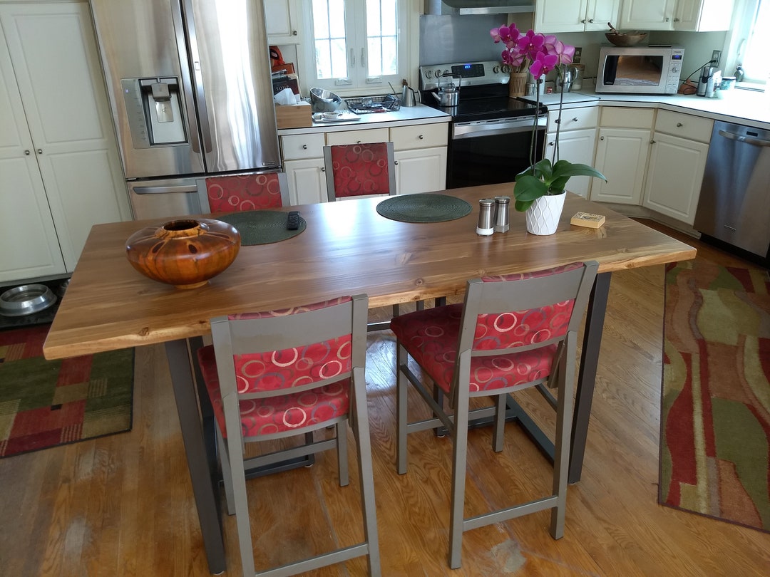 Urban Wood Goods High Top Bar Table Bar Height Pub Table for - Etsy