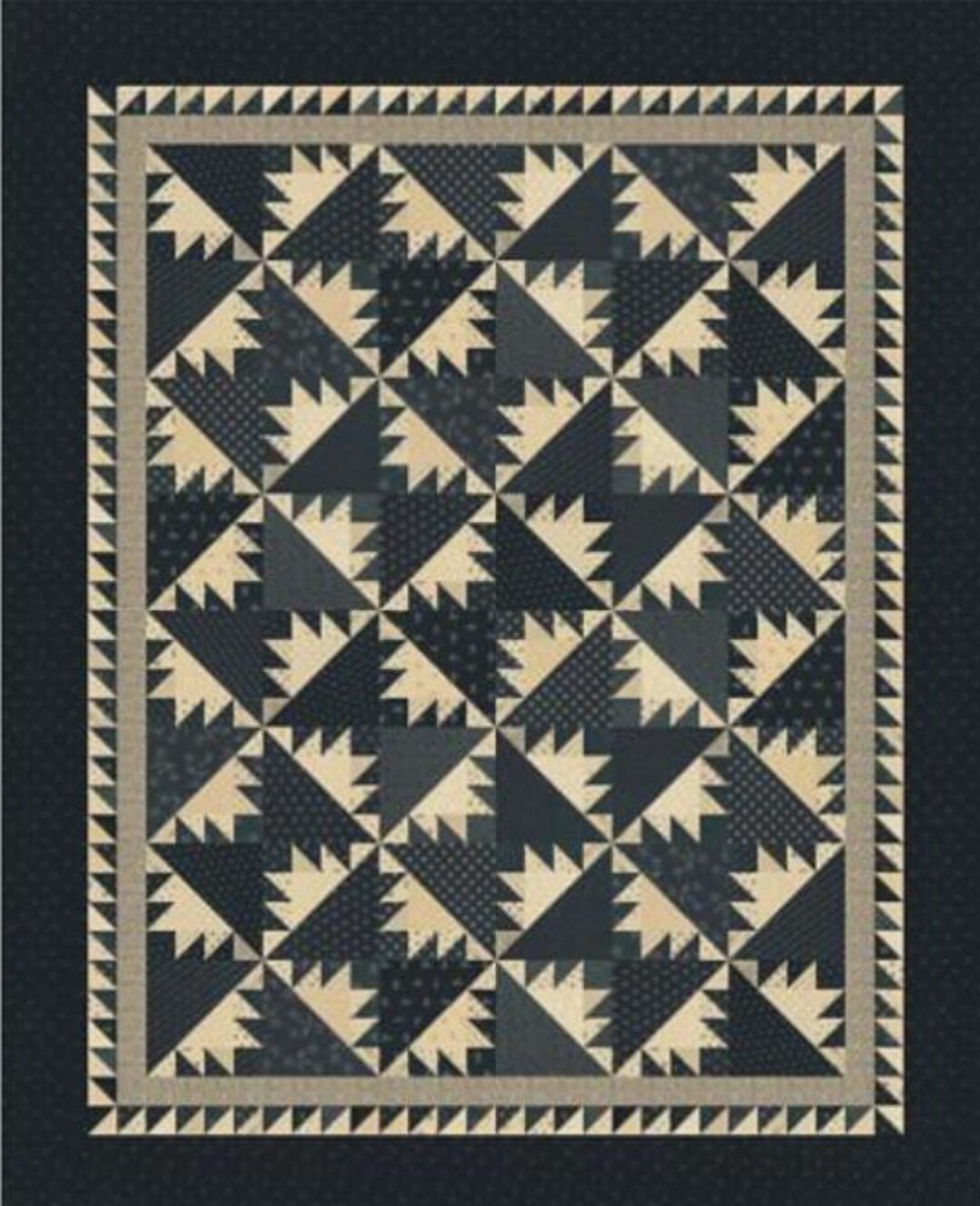 Darkness & Light Quilt Boxed Quilt Kit- Kansas Troubles by Moda - Etsy