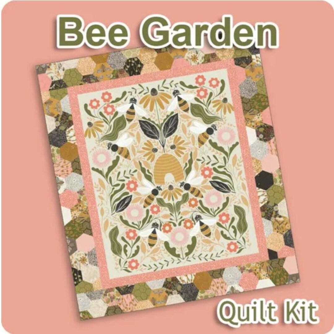 Bee Garden Boxed Quilt Kit - Gingiber for Moda Fabrics! - Etsy