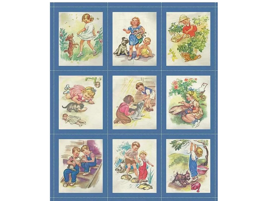 American Jane Simple Pleasures Panel 35 1/2" X 43". - Etsy