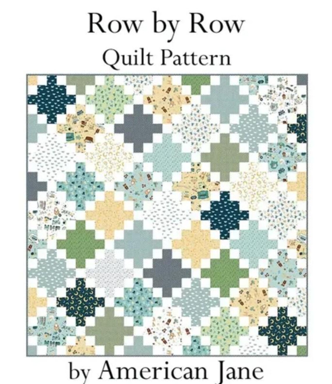 American Jane Row by Row Baby Quilt Kit – Baby Boy by Lori Whitlock for ...