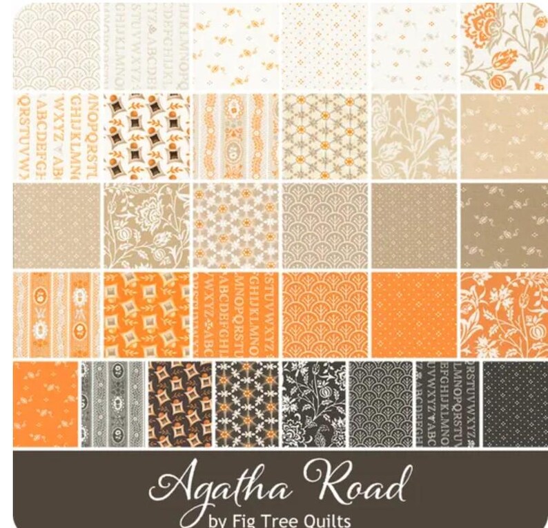 Agatha Road Jelly Roll by Fig Tree Quilts - 2.5" Strips - Etsy