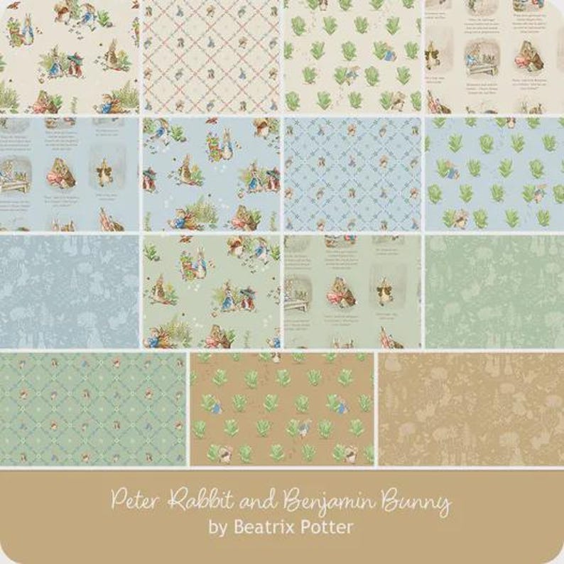 Peter Rabbit and Benjamin Bunny 10-inch Stacker Bundle Beatrix Potter ...