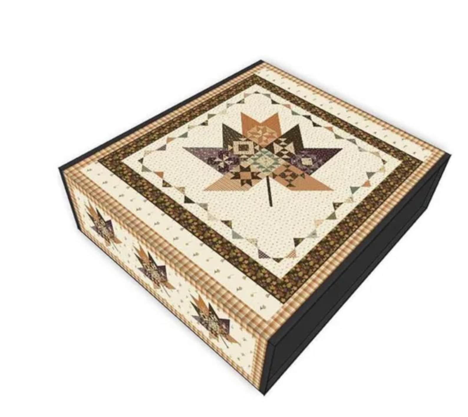 Pressed Leaves Quilt Kit Featuring the Awe of Autumn by Sandy Gervais ...