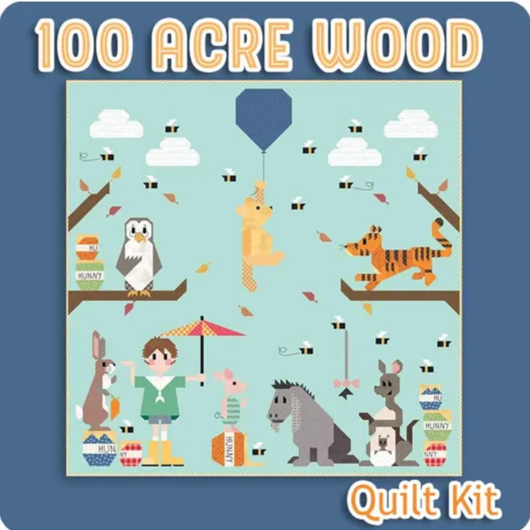 100 Acre Wood Boxed Quilt Kit With Patterns - Etsy