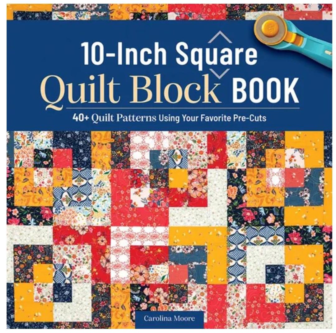 10-inch Square Quilt Block Book Carolina Moore #L1359T - Etsy