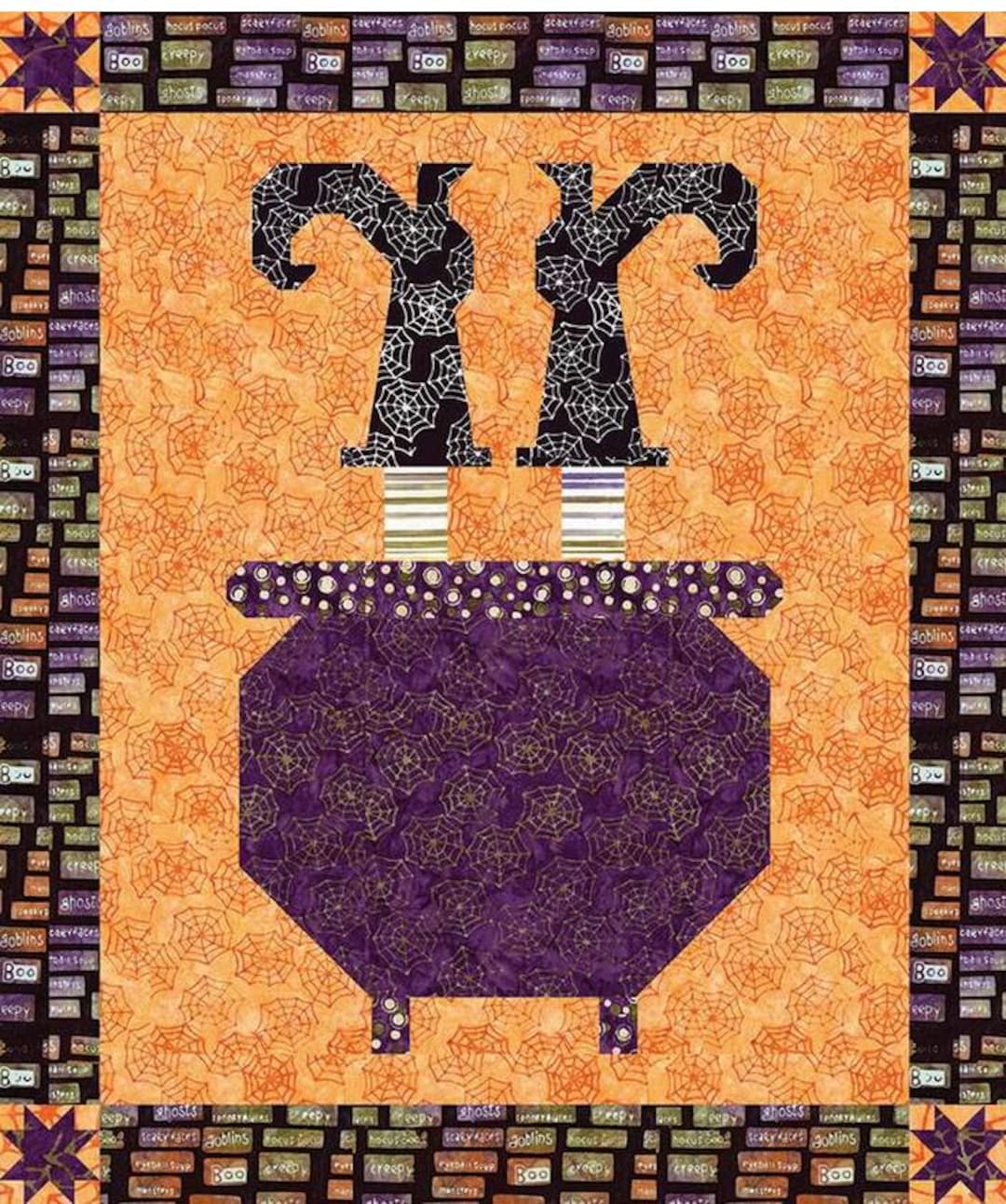 Expressions Batiks Oops! Quilt Kit Featuring Fright This Way by Sandy ...