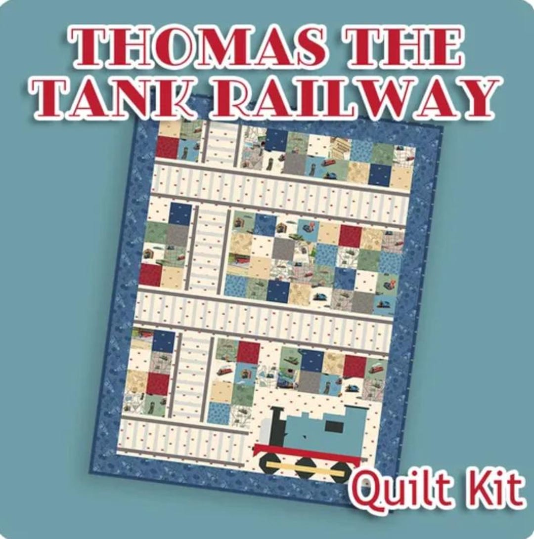 Thomas the Tank Railway Quilt Kit - Celebrate 80 Years! - Etsy