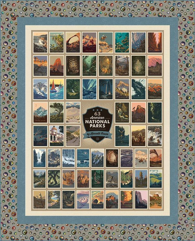 National Parks Wilderness Wonders Poster Panel – Anderson Design Group ...