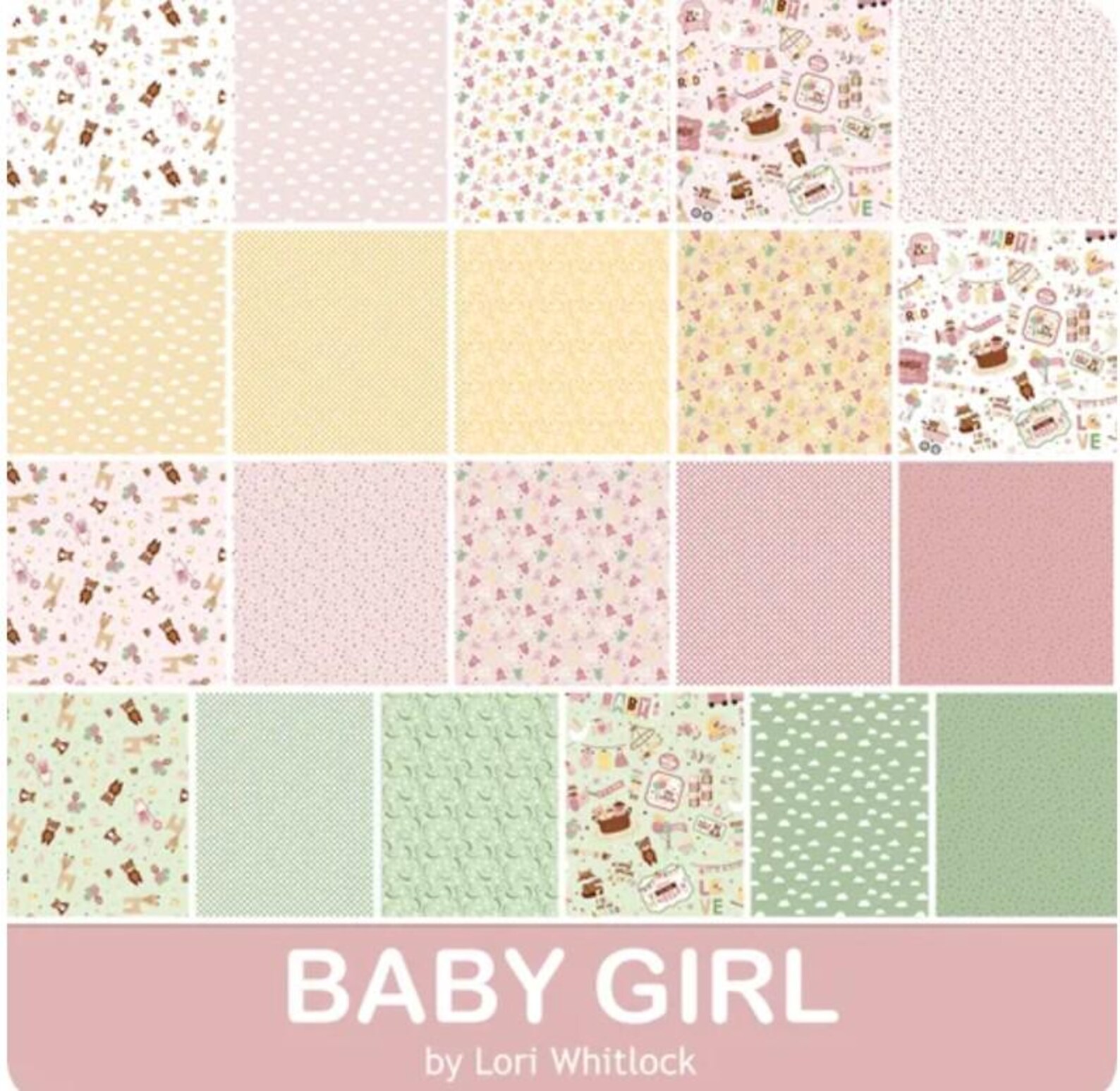 Baby Girl Rolie Polie – Lori Whitlock for Riley Blake - Etsy