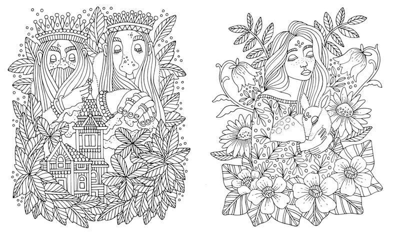 Fairy Tales & Folklore Coloring Book: A Magical Journey Inspired by ...