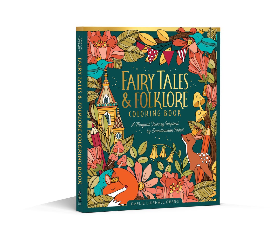 Fairy Tales & Folklore Coloring Book: A Magical Journey Inspired by ...