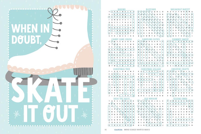 Kindkids Word Search Winter Magic: A Super-cute Book of Brain-boosting ...